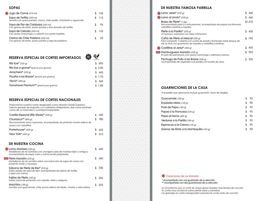Grupo Medios - Menú La Mansión - Página 2